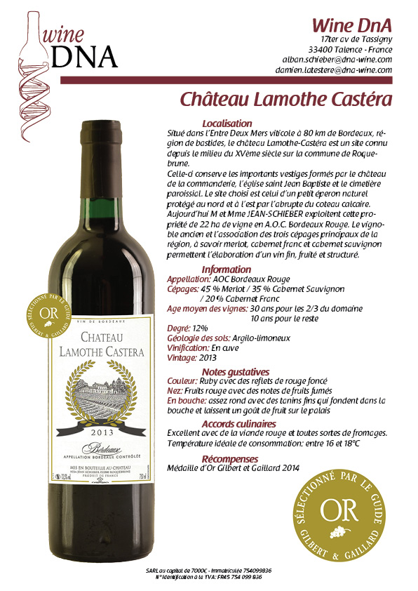 Château Lamothe Castéra
