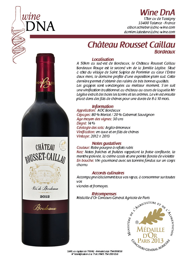 Château Rousset-Caillau (Bordeaux)